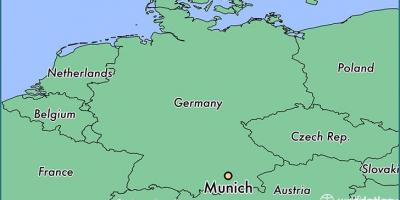 Mnichov mapa - Mapy Mnichov (Bavorsko - Německo)